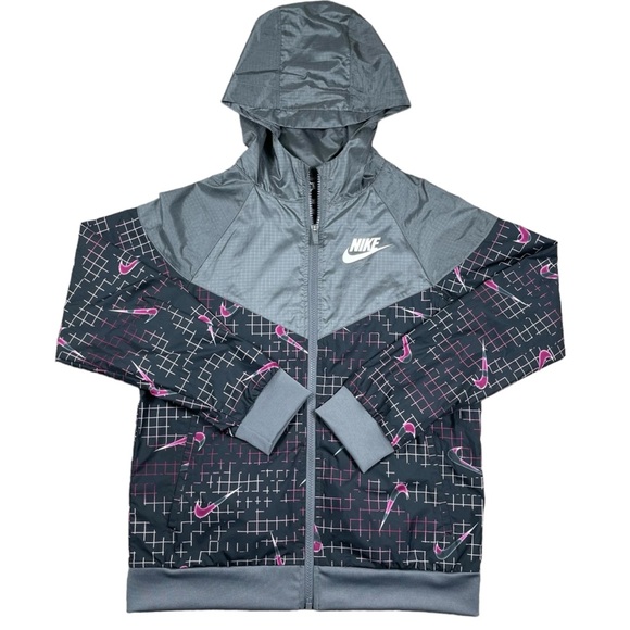 Nike | Jackets & Coats | Nike Sportswear Windrunner Kids Purple All ...